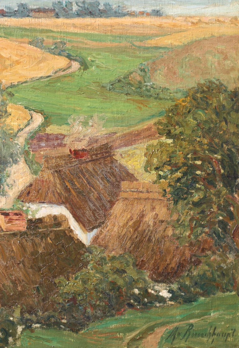 Margarethe Von Rauchhaupt (XX) Oil on Canvas For Sale at 1stDibs