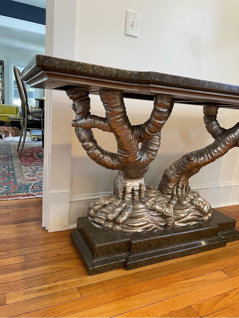 Marge Carson Tree Form Console Table For Sale at 1stDibs