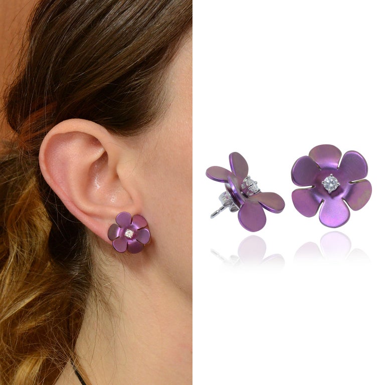 Made in Italy Handcrafted Transformer Titanium Diamond Gold Flower ...