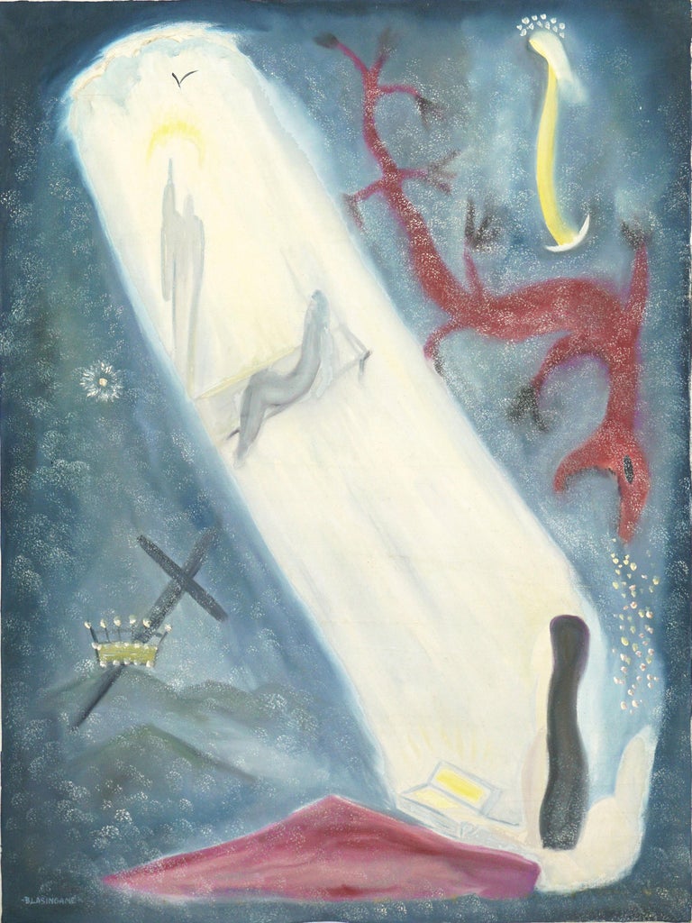 Marguerite Blasingame - 1940s Symbolist Figurative -- Her Holy Visions ...