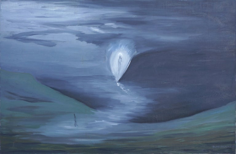 Marguerite Blasingame - Mid Century Surrealist Nocturnal Tide Islands ...