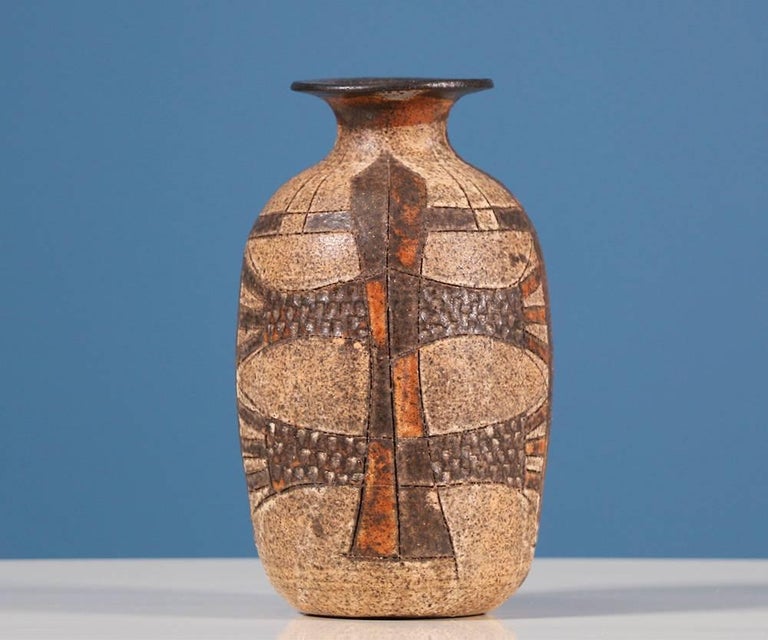 Marguerite Wildenhain Stoneware Base for Pond Farm Studio at 1stDibs