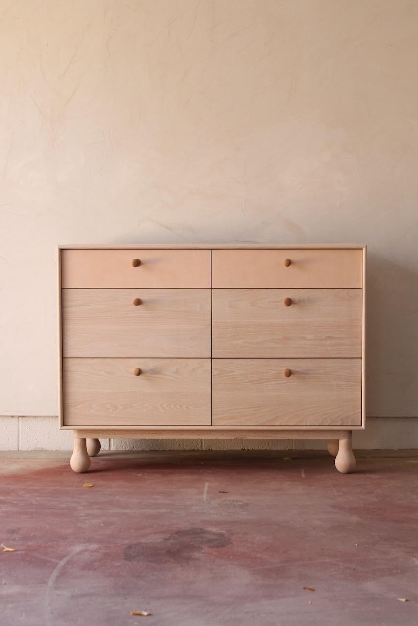 Mari Dresser – Handcrafted Modern Six Drawer Hardwood Dresser For Sale ...