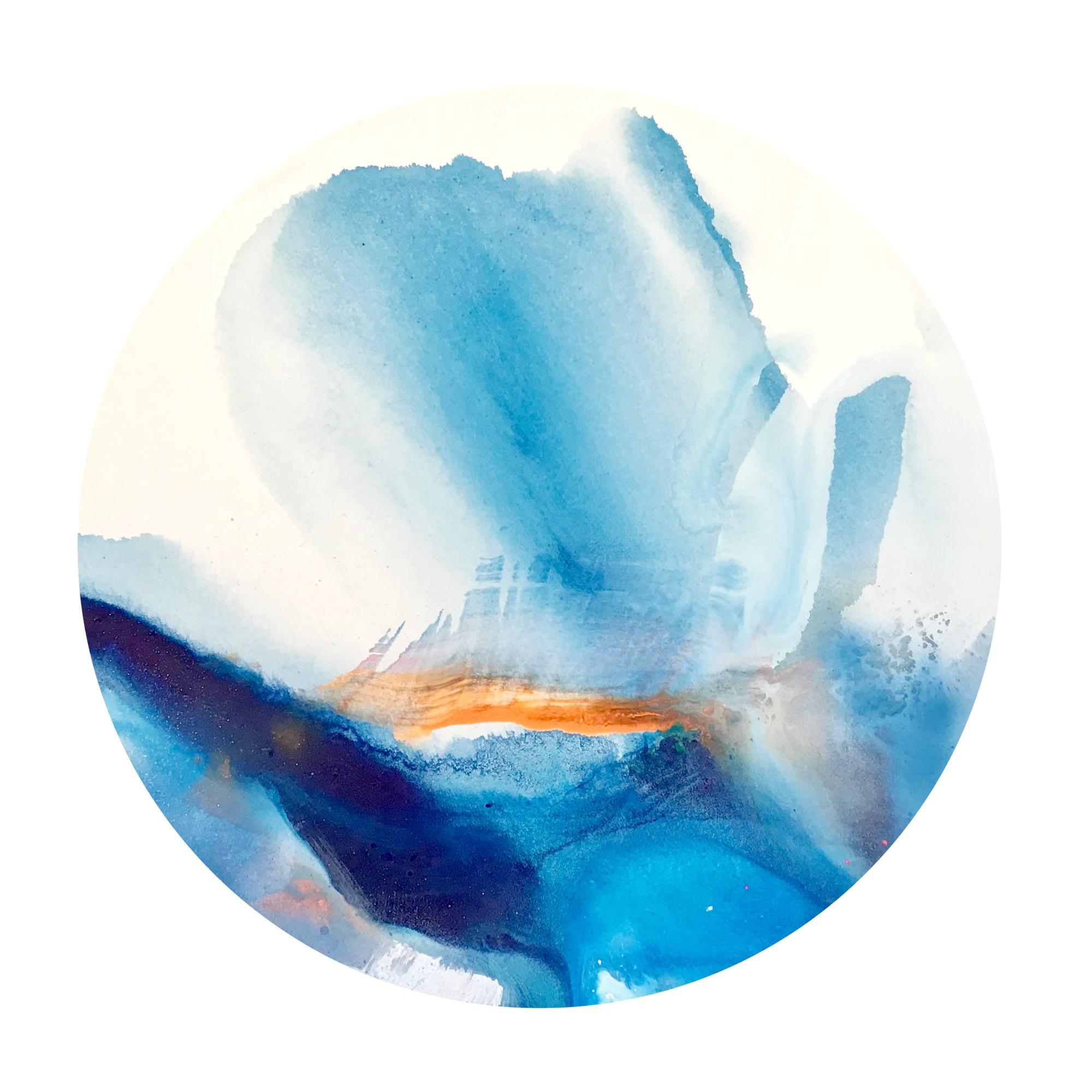 Maria Bacha - New Light II (Abstract painting) For Sale at 1stDibs