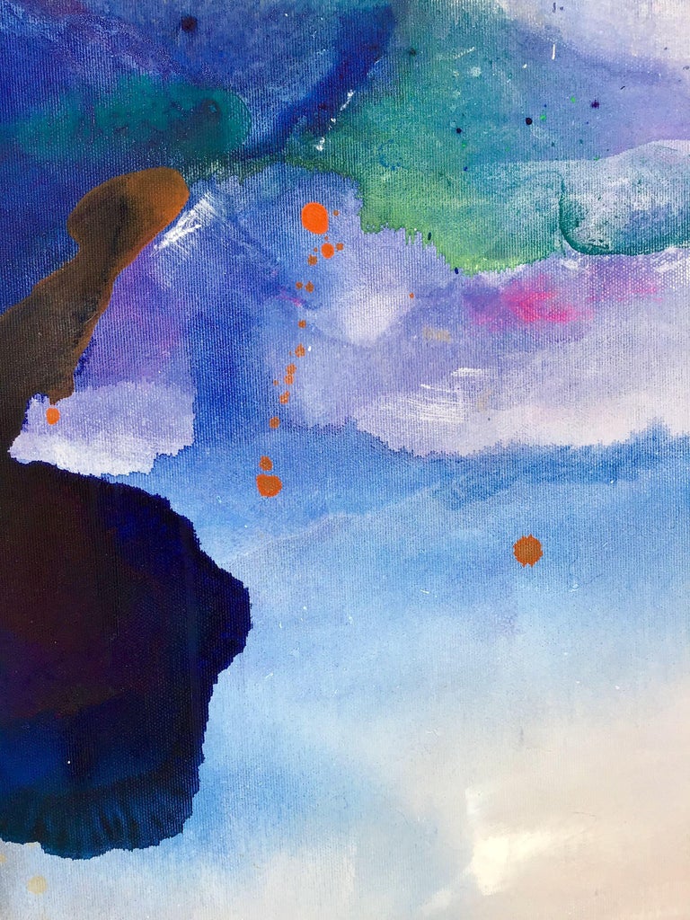 Maria Bacha - Receiving, Painting, Acrylic on Canvas For Sale at 1stDibs