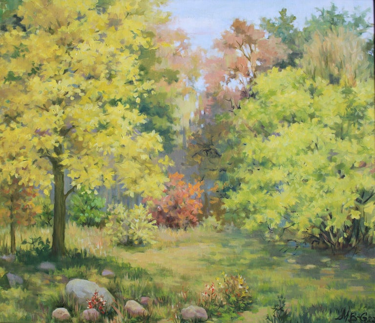 Maria Baiba-Genriha - Autumn. 2022. Oil on canvas, 60x70 cm. For Sale ...