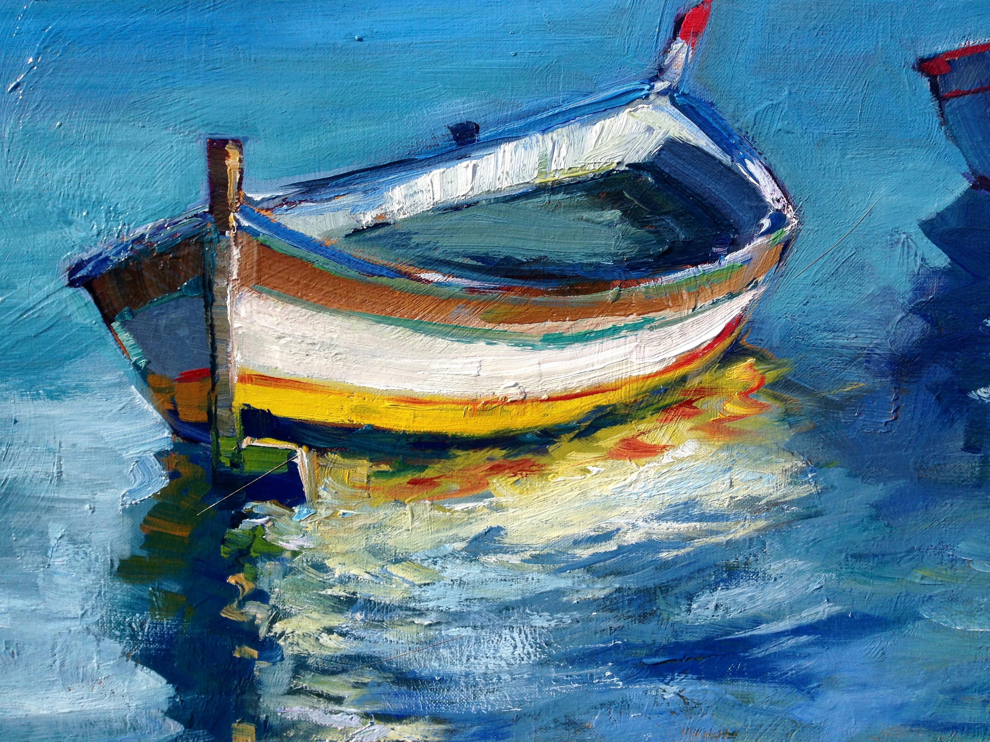 Maria Bertrán - "Reflections of Le Brusc Bay" Contemporary ...