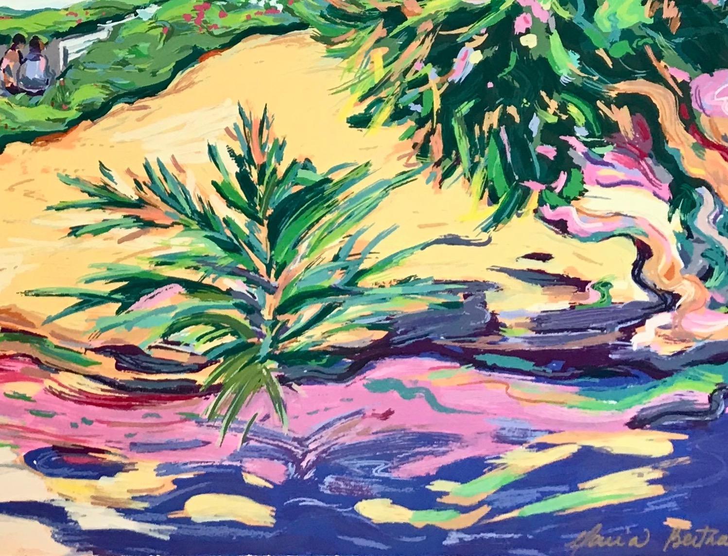 Maria Bertrán - "Laguna Vista" Contemporary Impressionist Serigraph of ...