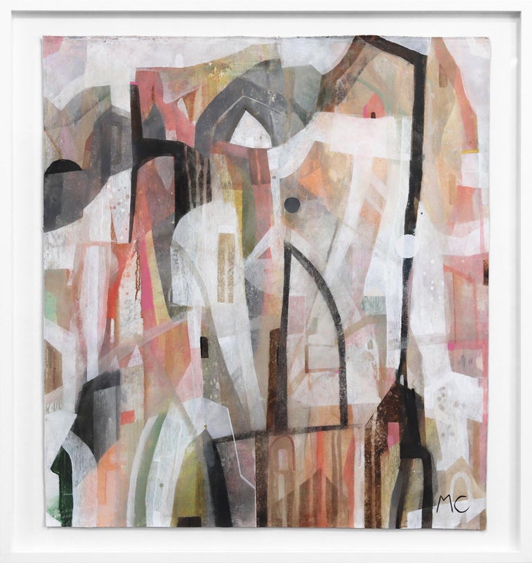 Maria C. Bernhardsson - Antibes 2 - Original Raw Canvas Framed Artwork ...