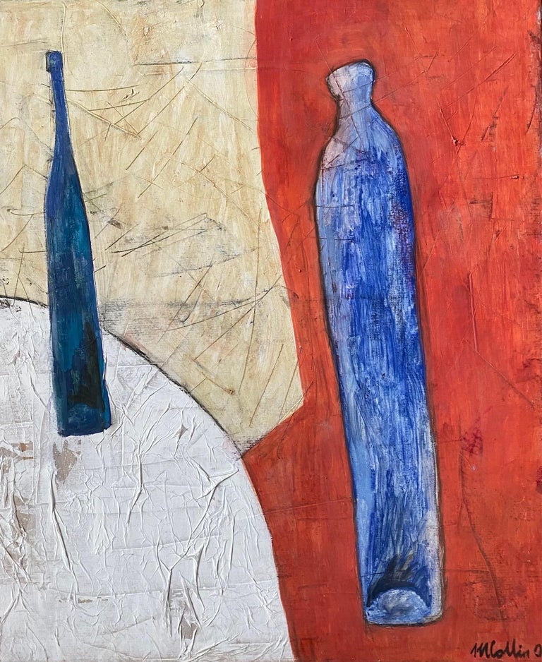 Maria Collin - Blue Bottles For Sale at 1stDibs