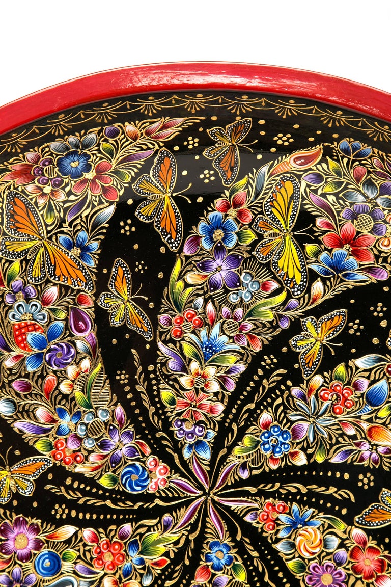 Maria Dolores Tapia Talavera - 14'' Batea perfilada Wood carving ...