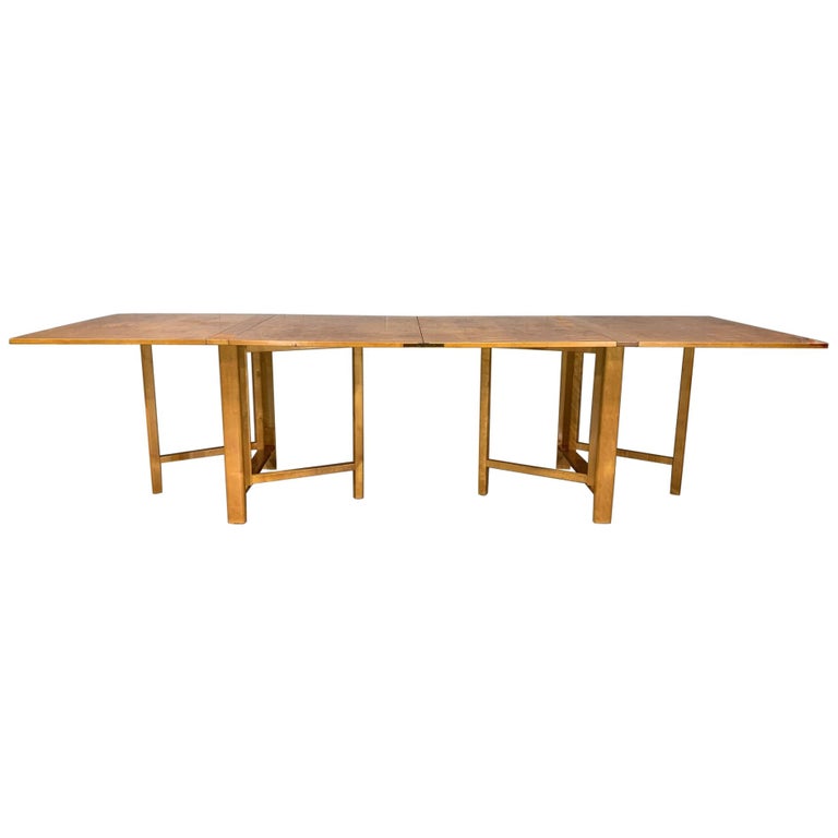 Maria Folding Dining Table by Bruno Mathsson for Karl Mathsson in ...
