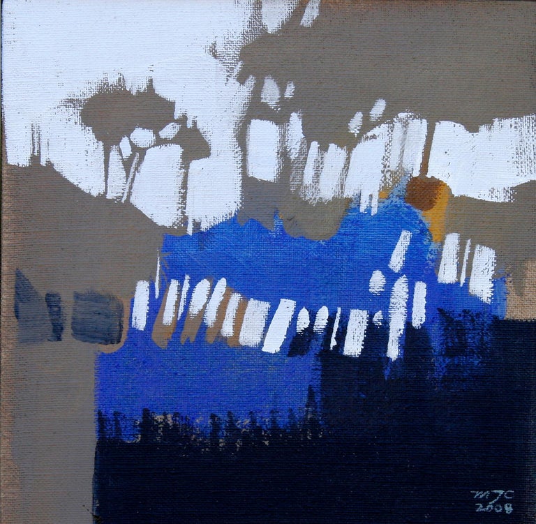 Maria Jose Concha - Aurora Atardecer, abstract landscape painting ...