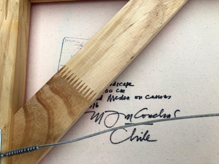 Maria Jose Concha - Burning PInk Landscape, Dynamic contemporary ...