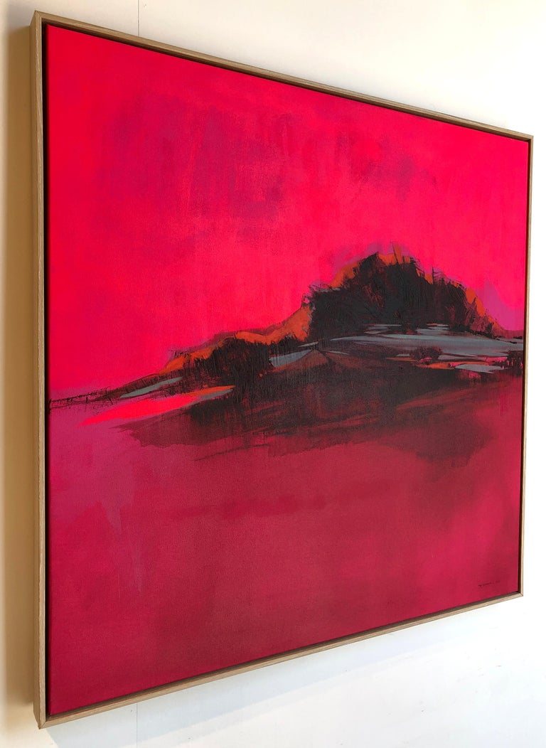 Maria Jose Concha - Burning PInk Landscape, Dynamic contemporary ...