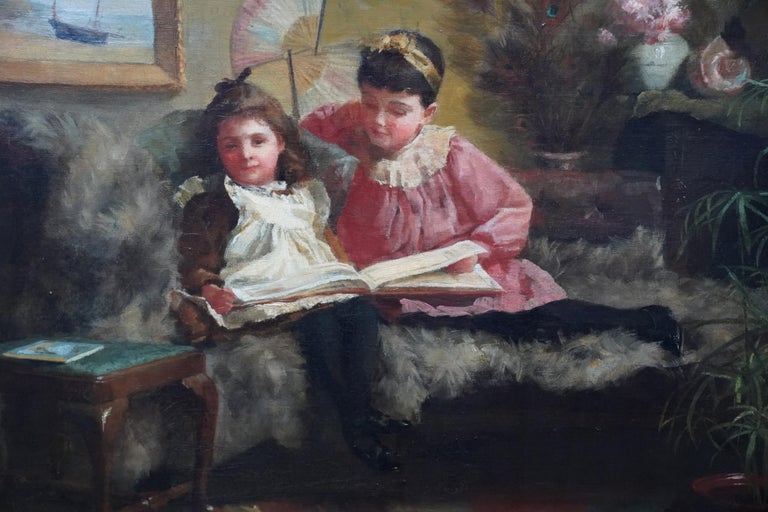 Maria Louisa Angus - Out of Mischief - British Victorian 1891 art ...
