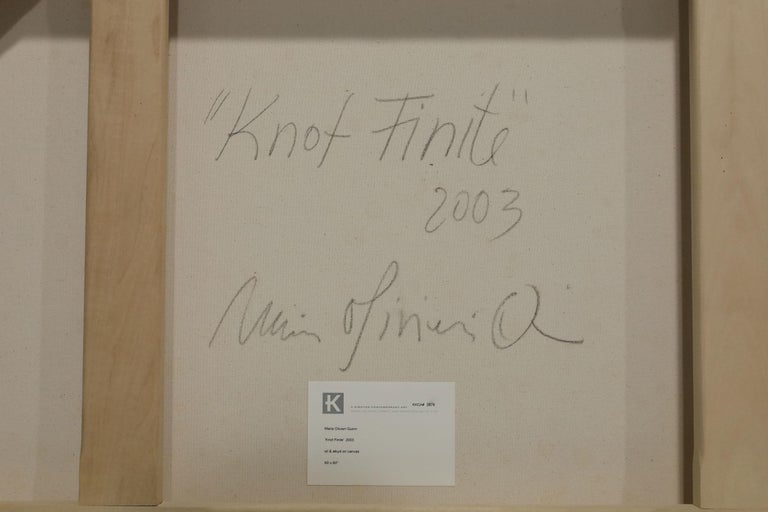 Maria Olivieri Quinn, Oil on Canvas, "Knot Finite", 2003 For Sale at ...