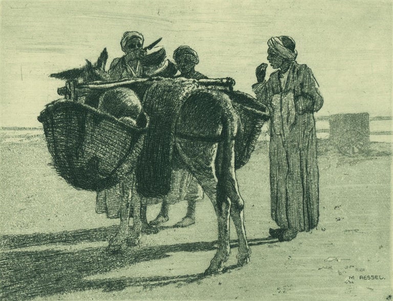 Maria Ressel - Melonen-kaufer (Melon Seller). For Sale at 1stDibs