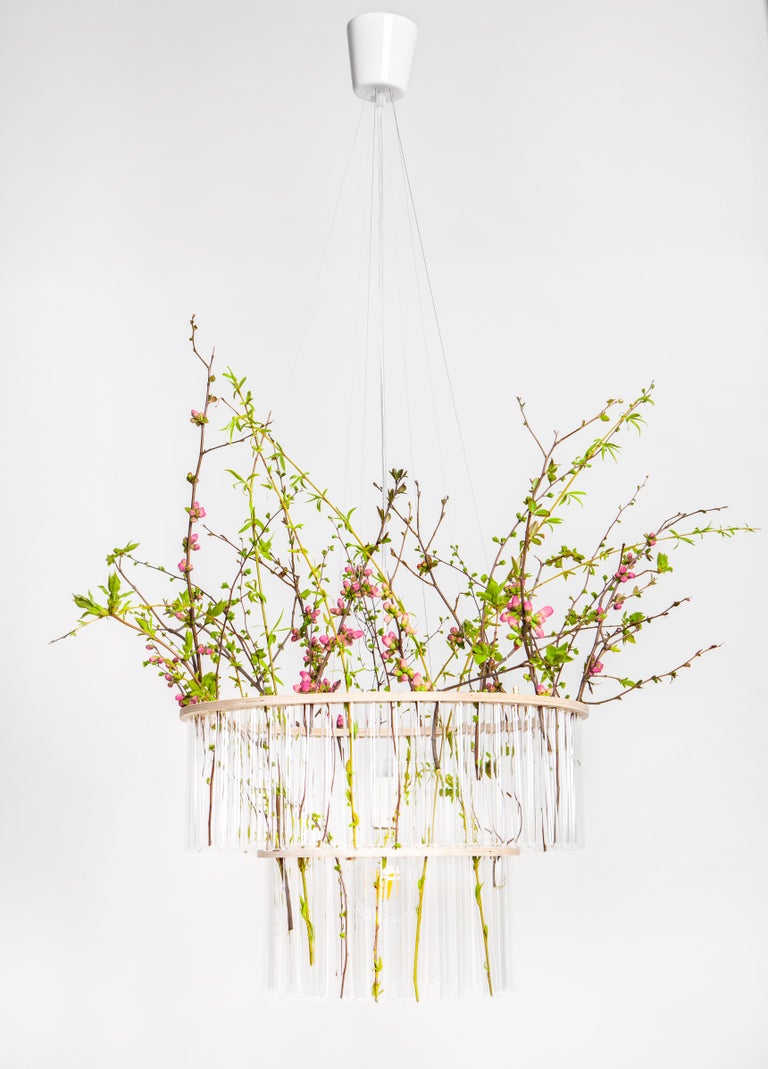 Maria SC Double Test Tubes Chandelier For Sale at 1stDibs