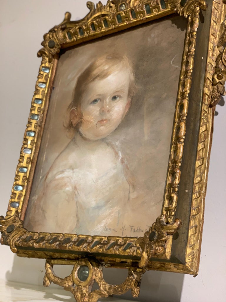 Maria Teresa Fabbricotti, Little Girl Portrait For Sale at 1stDibs