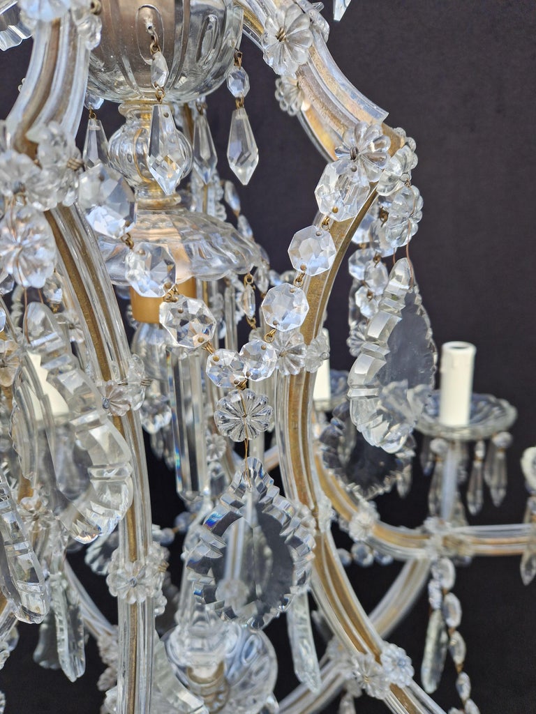 Maria Theresa Crystal Chandelier Antique Classic Clear Glass For Sale ...