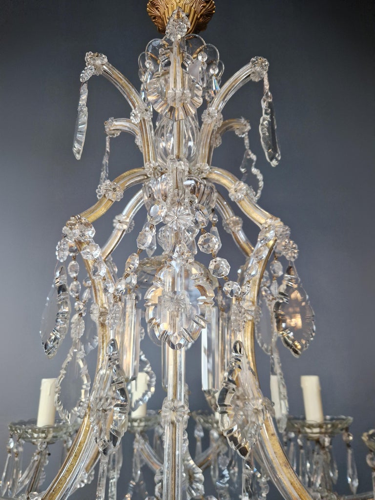Maria Theresa Crystal Chandelier Antique Classic Clear Glass For Sale ...