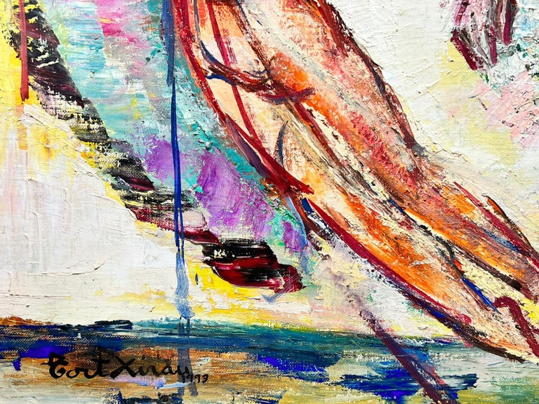 Maria Tort Xirau - Huge Spanish Contemporary Oil Dancing Ballerina ...