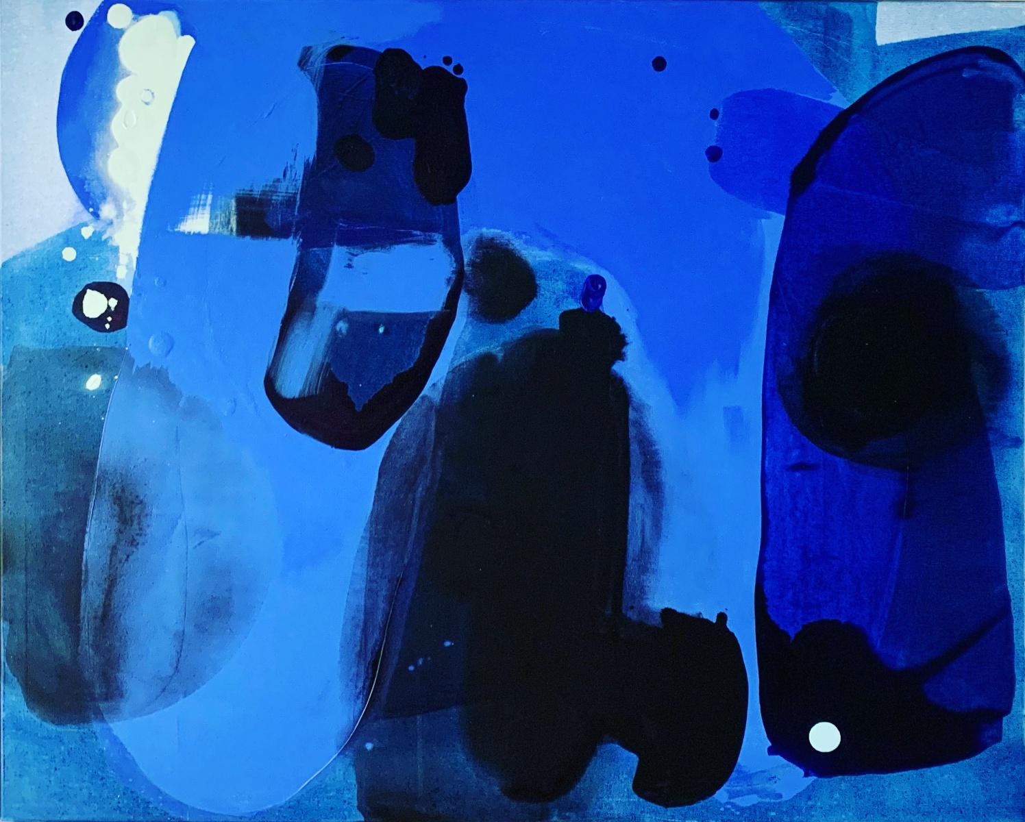 Marianna Stuhr - Big Red Kuiper Belt - Abstraction, Acrylic Painting ...