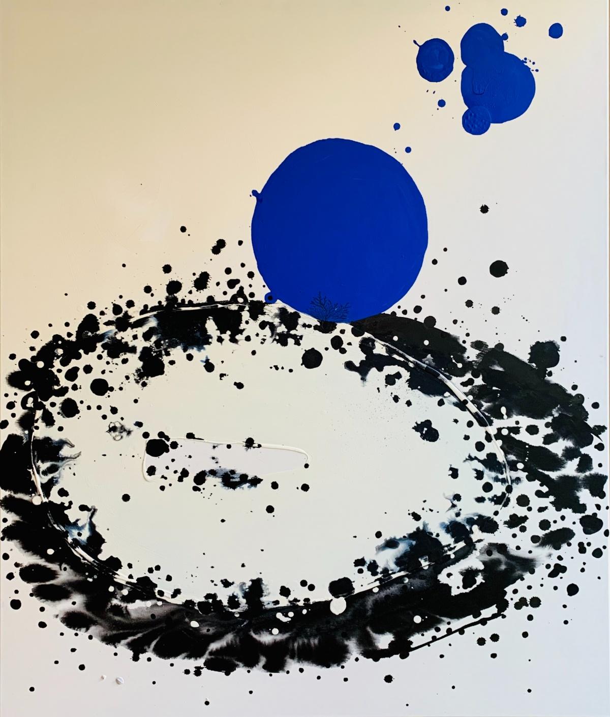 Marianna Stuhr - Summer solstice night - Abstraction, Acrylic Painting ...