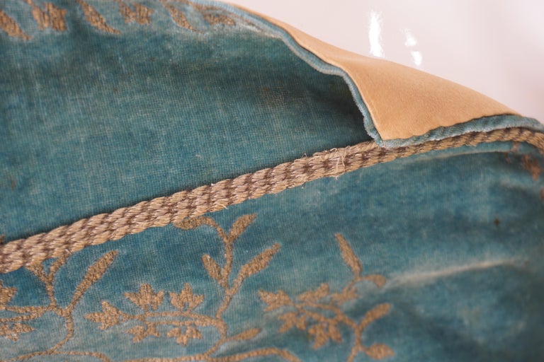 Mariano Fortuny Venice Labeled Blue Stenciled Velvet Evening Coat at ...
