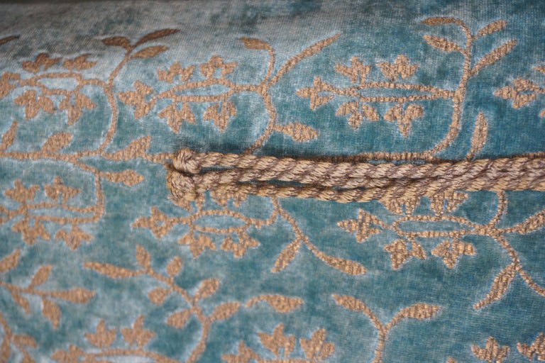 Mariano Fortuny Venice Labeled Blue Stenciled Velvet Evening Coat at ...