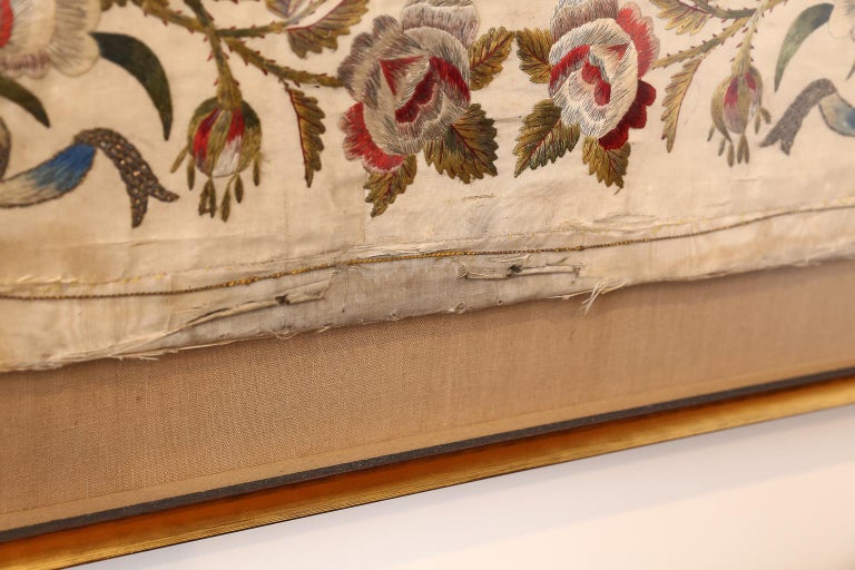 Marie Antoinette Hand- Embroidered Monogram, Framed at 1stDibs | marie antoinette monogram ...