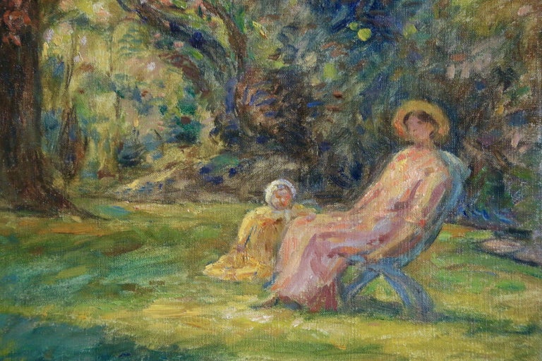 Marie Duhem - "Famille dans le Jardin" Duhem 19th Century French ...