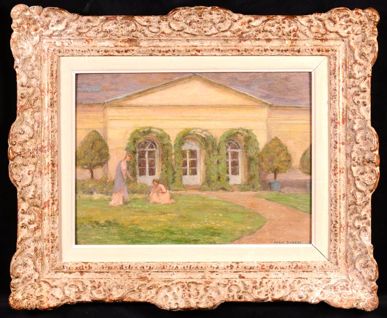 Marie Duhem - Le jardin de l'artiste - Huile impressionniste, Figure ...