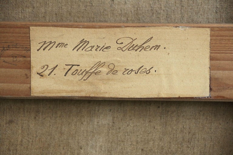 Marie Duhem - "Touffe de Roses" Duhem C.19th French Impressionist Still ...