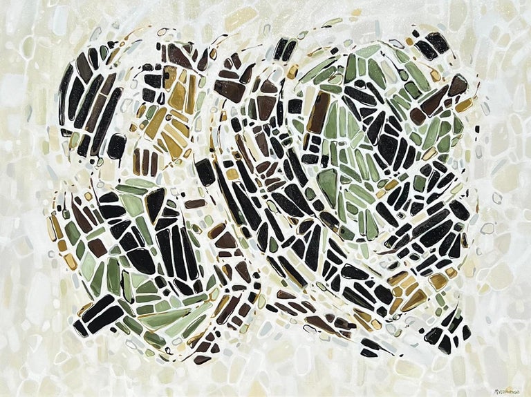 Marie-Eve Champagne - Fragmentation II - Pieces, Abstract Painting For ...