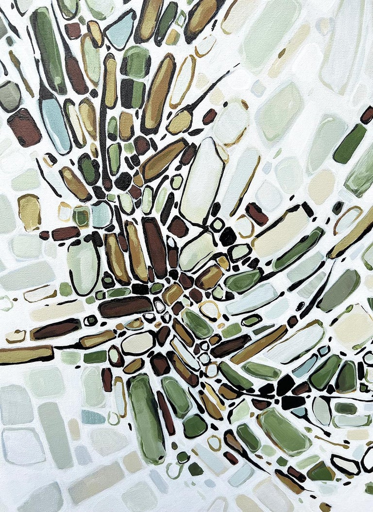 Marie-Eve Champagne - Fragmentation II - Rings, Abstract Painting For ...