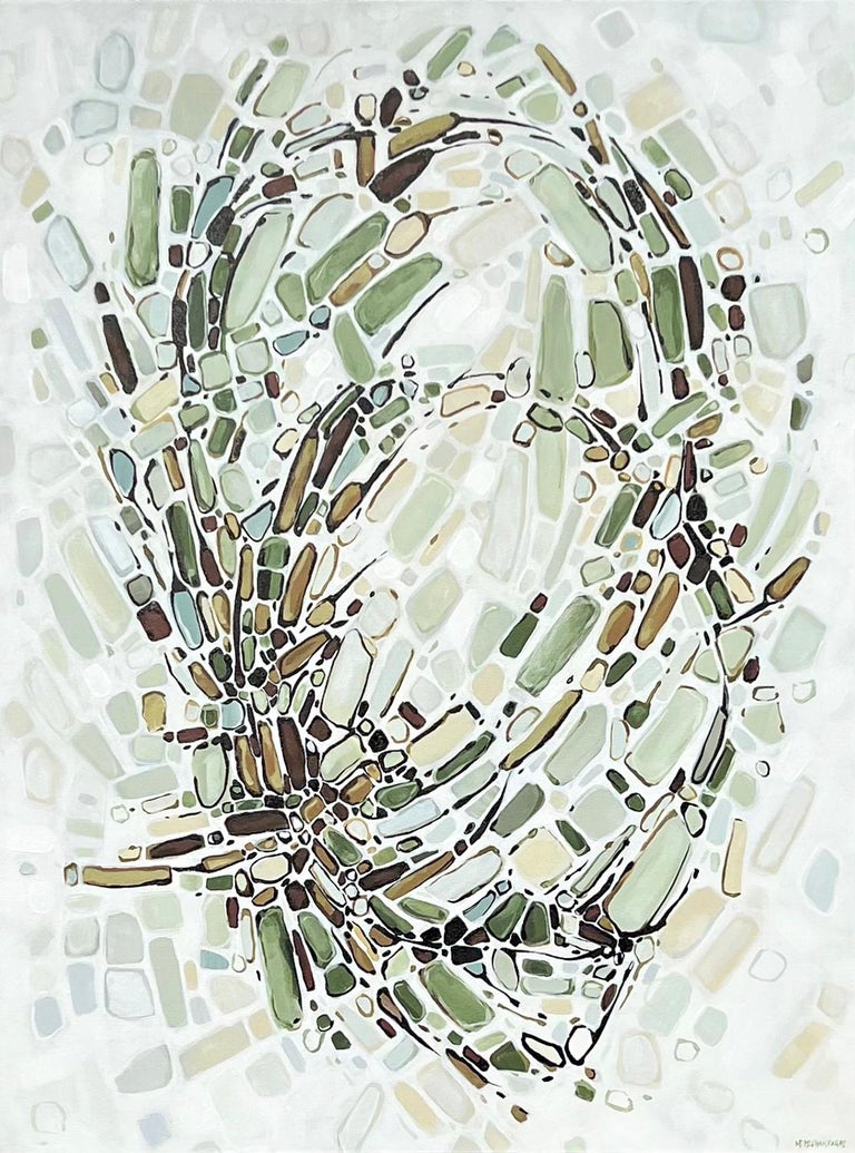 Marie-Eve Champagne - Fragmentation II - Rings, Abstract Painting For ...