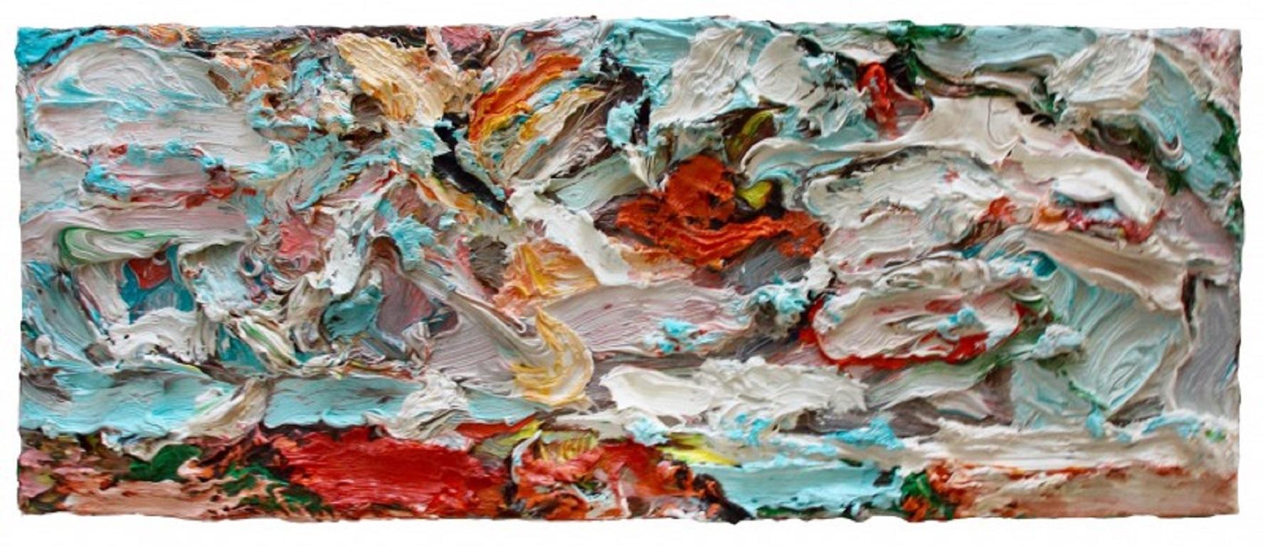 Marie José Robben - Longitudinaal Oil on Canvas Painting Abstract ...