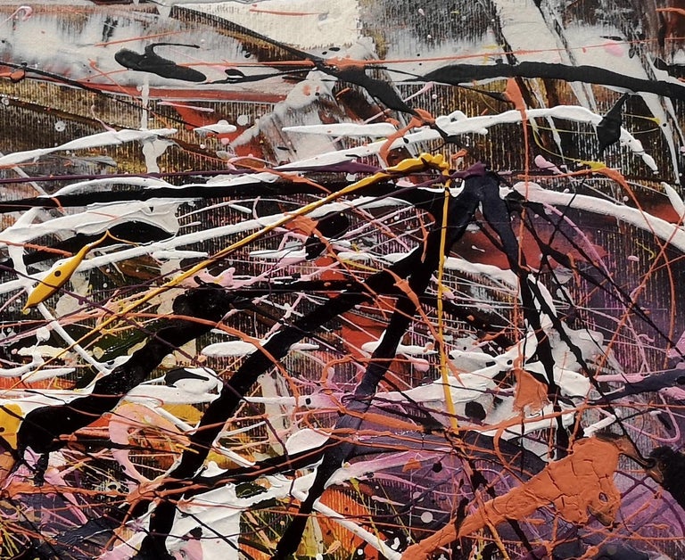 Marie-Laure Romanet Prin company - "JE VOUS ATTENDAIS" Pollock style ...