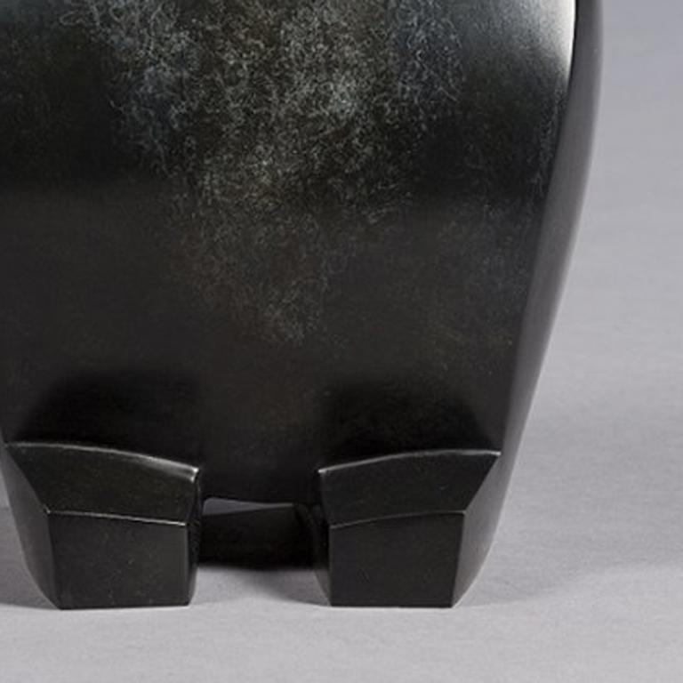 Marie Louise Sorbac - Prosper, Bronze Animal Sculpture (Bear) For Sale ...