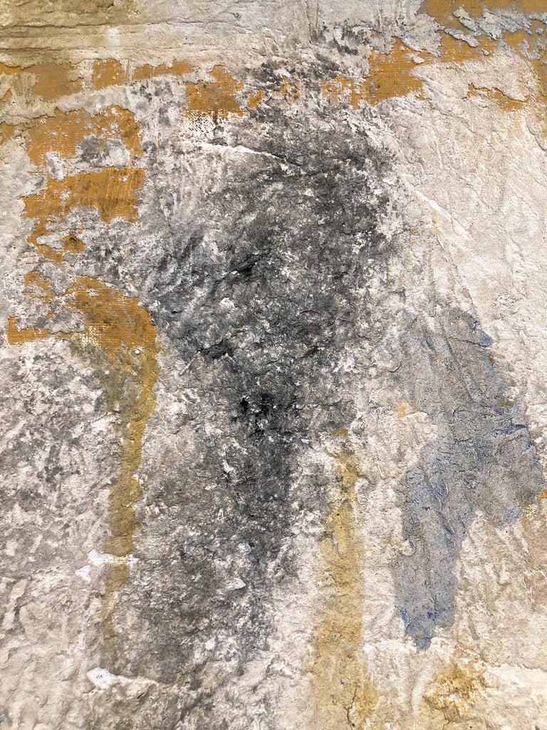 Pierre Marie Brisson - "No. 104_A" French Oil and Mixed Media Textured ...