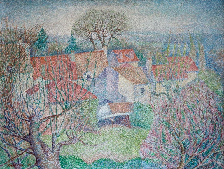 Marie Vorobieff Marevna - Vue de Saint-Leu-la-Forêt - 20th Century ...