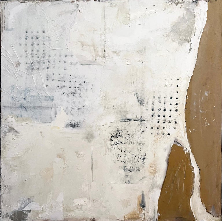 Marilina Marchica - "Traces" , Minimalist painting on Canvas, Large ...