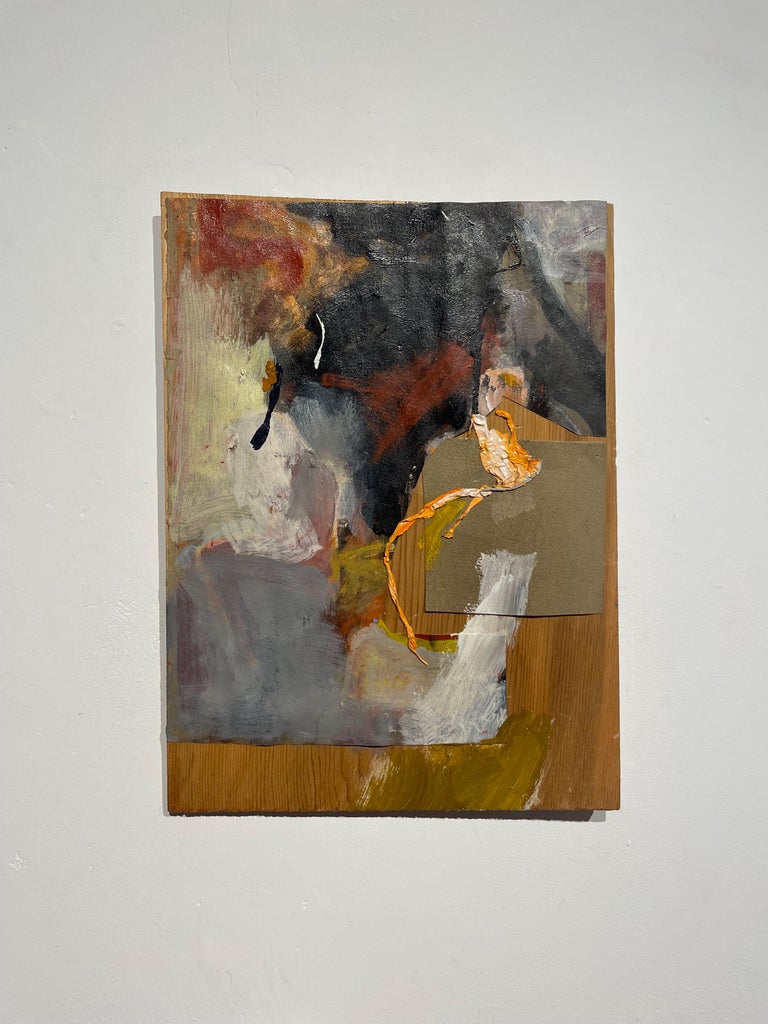 Marilyn Church - Distant Sky, abstract painting For Sale at 1stDibs