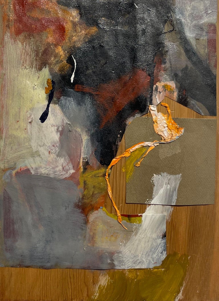 Marilyn Church - Distant Sky, abstract painting For Sale at 1stDibs