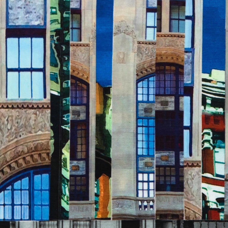 Marilyn Henrion - Patchwork City 59, Mixed Media on Canvas For Sale at ...