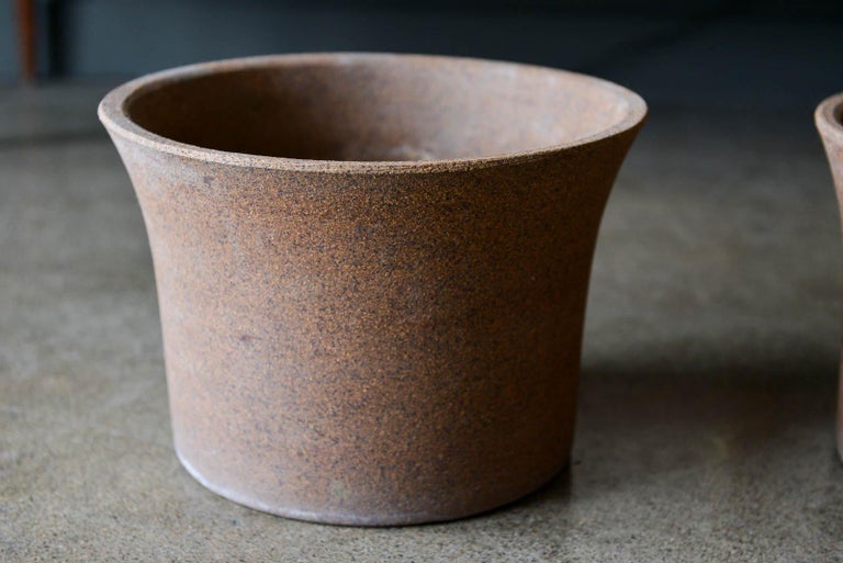 Marilyn Kay Austin for Architectural Pottery Unglazed Vessels, Pair ...