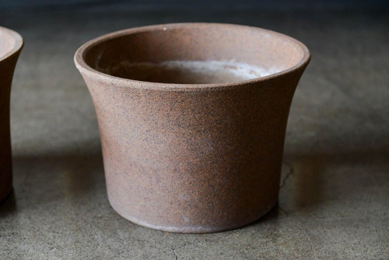 Marilyn Kay Austin for Architectural Pottery Unglazed Vessels, Pair ...