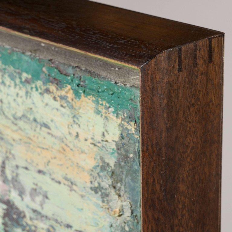 Marilyn Levin - Stunning Modernist Oil on Canvas Abstract Triptych Painting For Sale at 1stDibs